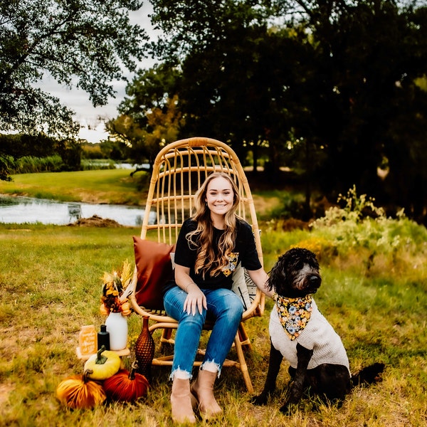 Nautical Anchor Dog Mom Matching Set W/scrunchie Unisex Pocket T-shirt ...