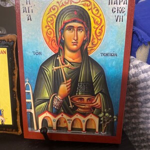 Saint Luke Icon Handmade Greek Orthodox Icon Byzantine Art - Etsy