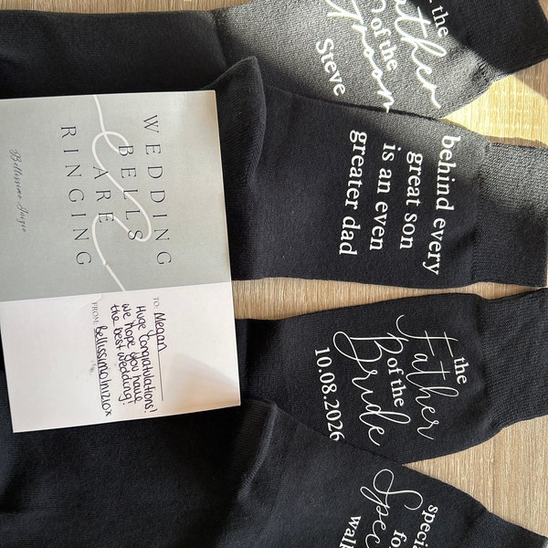 Wedding Socks - Father of the Groom Gifts, Father of the Groom Socks ...