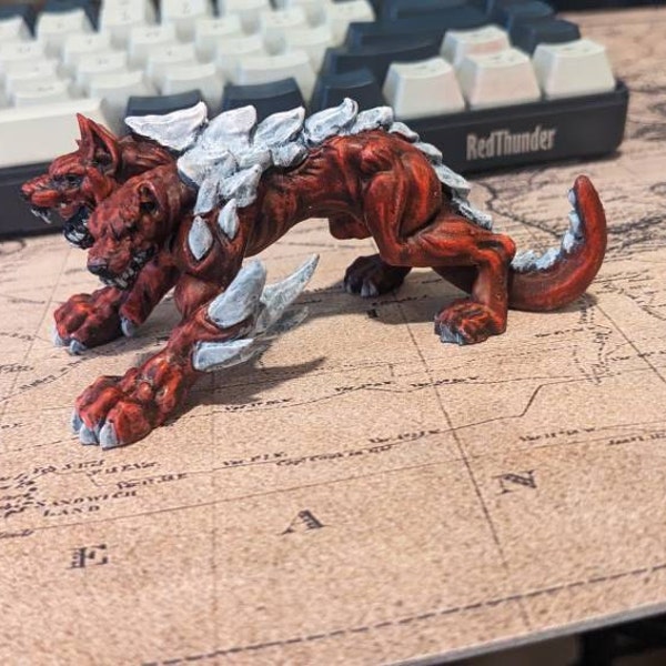 Cerberus Hellhound Miniature for Dungeons and Dragons - Etsy