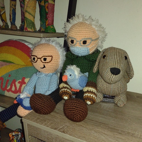 Big Bernie Sanders Doll -MADE TO ORDER -free Domestic Shipping, Feel ...