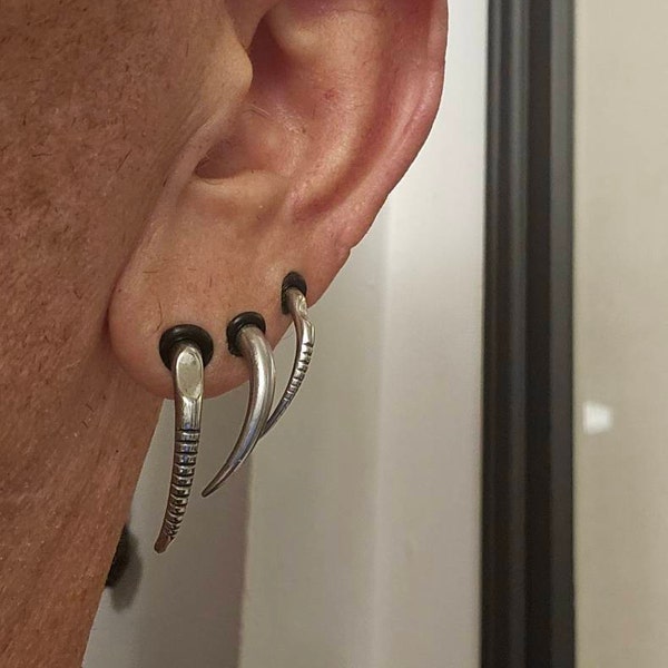 Bright Red Silicone Soft Tunnel. Double Flared Soft Stretcher 4mm 5mm ...