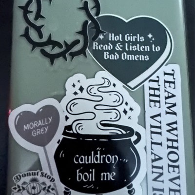 Zaddy Inspired Waterproof Vinyl Sticker, Book Laptop Decals, Water ...