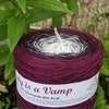 The Lady is A Vamp - Maroon and Black Yarn - Gradient Yarn - Burgundy ...