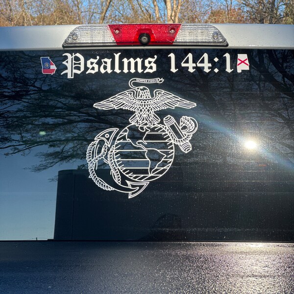 Georgia Decal - GA State Flag Decal - Georgia State Bumper Sticker ...