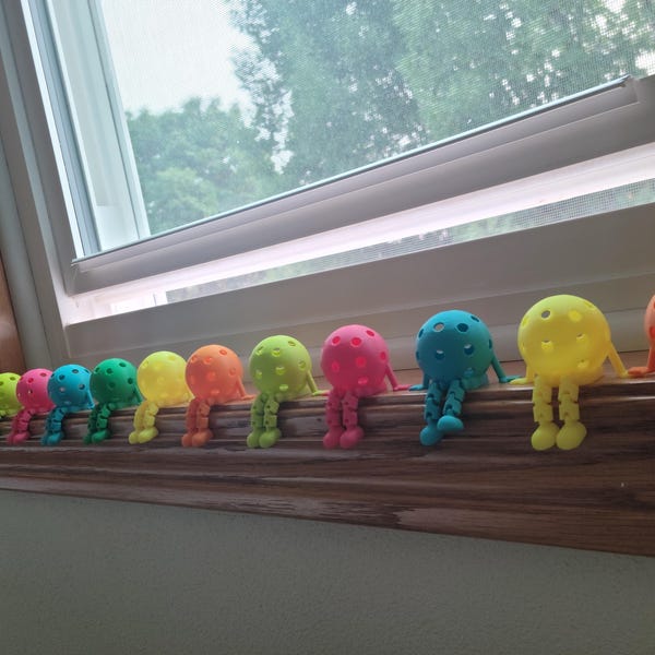 The Pickleball Pal! Articulated Pickleball Gift! the Perfect Display or ...