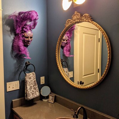 Deco Vanity Shell Light Art Deco Shell Retro Fixture Bathroom Lighting ...