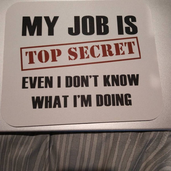 Funny Cute Crafting Computer Desk Mouse Pad. Non-slip Office Hobby ...