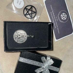 Black Sigil of Lilith Decoration, Satanic Symbol Altar Tile, 3D Printed ...