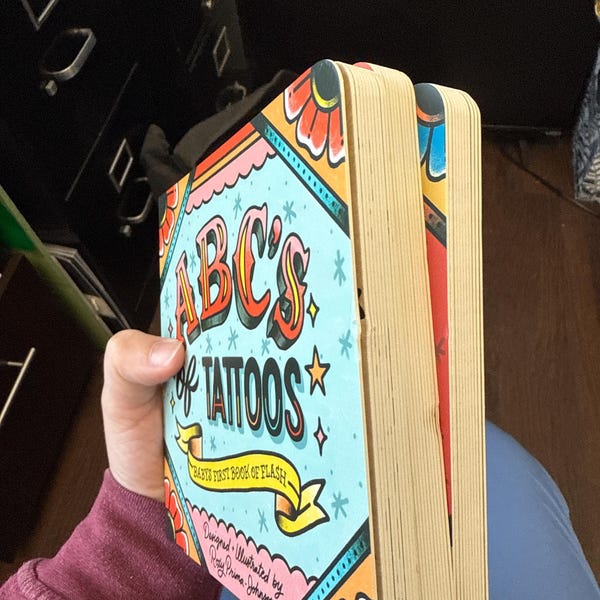 Abc's of Tattoos Baby Board Book - Cute Kids Gift - Hardcover - Edgy ...