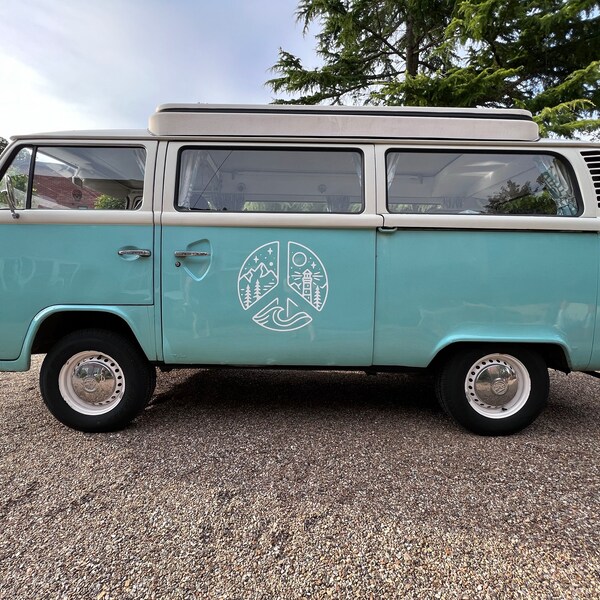 Campervan Large High Quality Grade Decal Side Panel Decal Single Decal ...