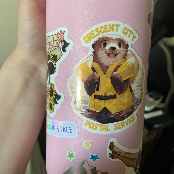 Crescent City Otter Sticker | Lunathion Postal Service - Etsy