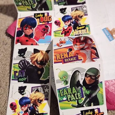 50 Barney and Baby Bop Thank You Envelope Seals / Labels / - Etsy