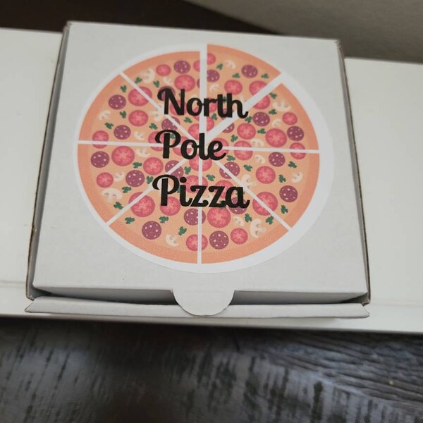 Pizza Night With Elf! Cute Box With "pizza" Sticker on the Inside. Elf ...