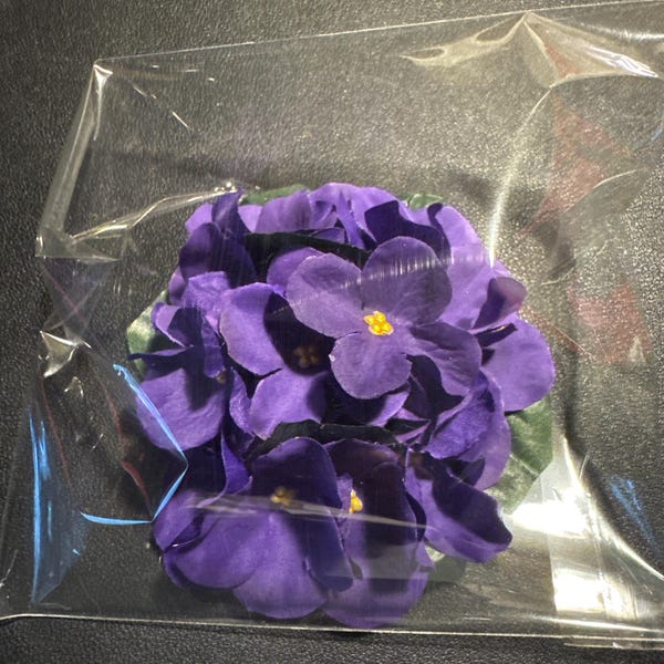 African Violet Pin//african Violet Corsage// DST African Violet Flower ...