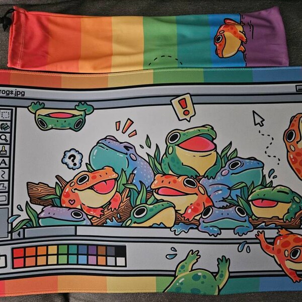 Frogs.jpg Playmat // Deskmat and Mousepad // Accessories for MTG - Etsy
