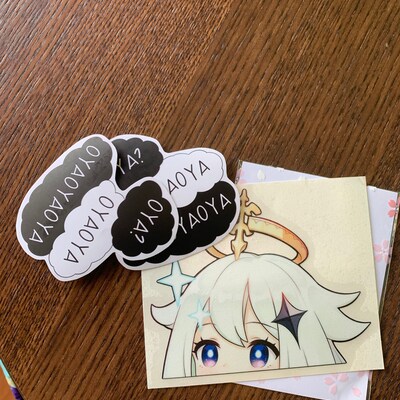 Oya Oya Sticker Glossy and Matte Vinyl Anime Inspired Sticker - Etsy