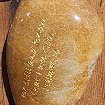 Engraved River Rocks Scripture Verses, Sold Individually - Etsy