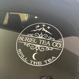 Throne of Glass Witchling Car Decal Bookish Car Decals Laptop Decal - Etsy