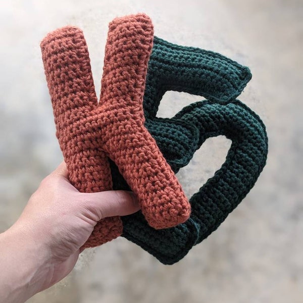 Crochet Alphabet Pattern, Soft Crochet Letters, Stuffed Amigurumi ...