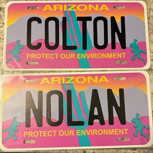 Inkmyplate Personalized INDIANA License Plate for Cars, Trucks ...