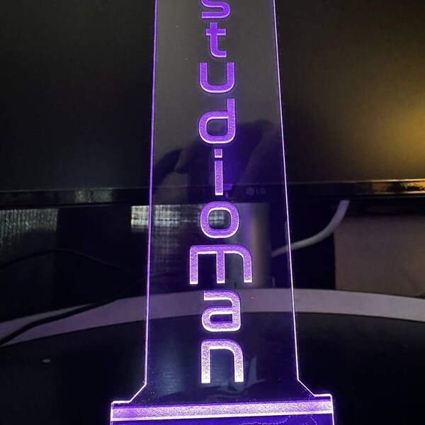 Personalized Gamertag LED Sign: Custom Streamer Light - Etsy