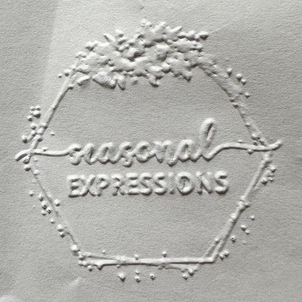Personalized Embossing Stamp, Logo, Emblem, Address Embosser, Custom ...