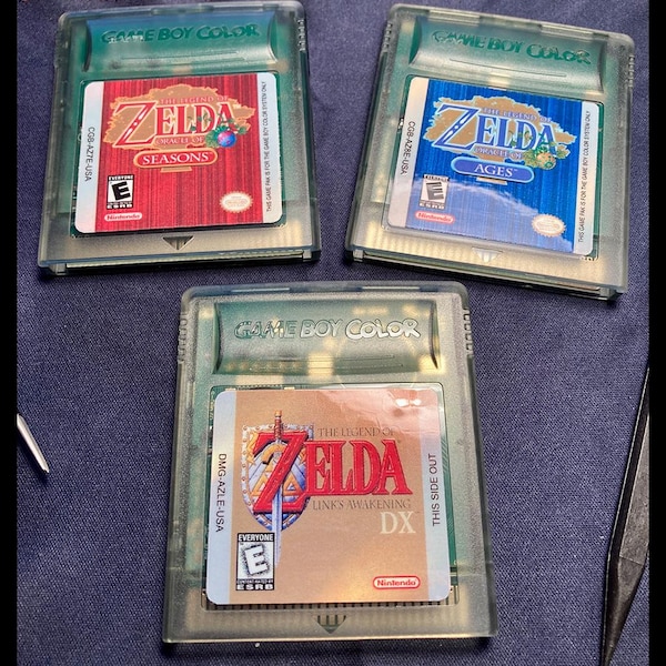 Ancient Mew GBA Holographic Label - Laminated Replacement Label for ...