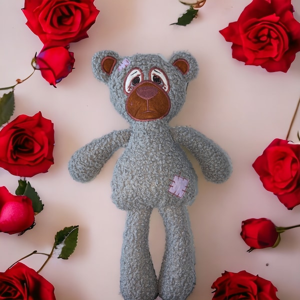 ITH Memory Bear Embroidery File: Teddy & Lovey (digital Download) - Etsy