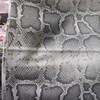 GREY Digital Snake Skin Print Fabric Animal Python Cotton Home Decor ...