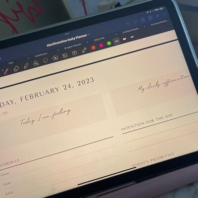 THAT GIRL Planner 2024 Digital Planner Goodnotes Planner Self Care ...