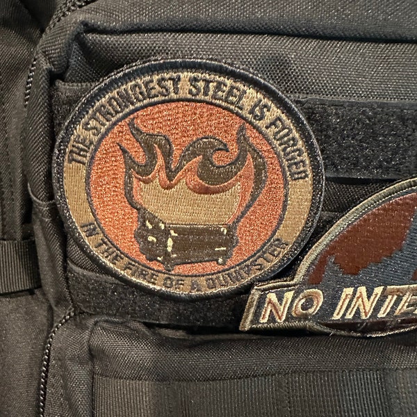 Dumpster Fire Morale Patch - Etsy