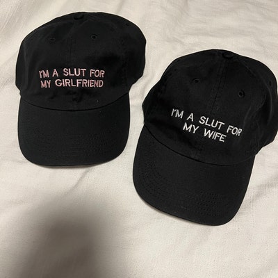 Im A Slut for My Girlfriend Hat Valentines Day for Boyfriend Funny ...