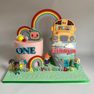 Double Layer Acrylic Cake Topper Name Acrylic 2 Colour Double Layered ...