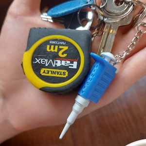 Pipette Keychain With Personalisation Science Keyring - Etsy