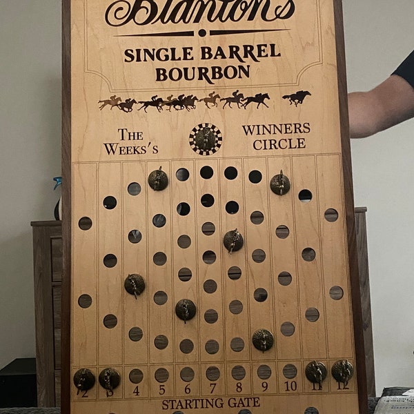 Kentucky Derby Horse Race Board Game. Laser Cut and Engraved. Many ...