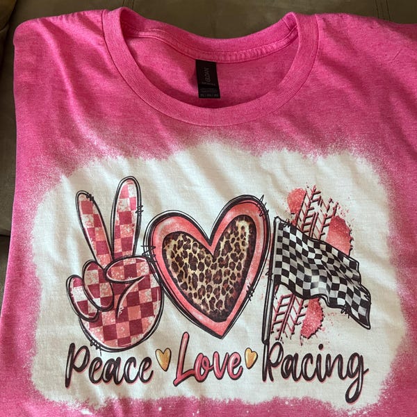 Peace Love Racing Png Sublimation Design Download, Race Life Png, Race ...