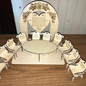 Wedding Memorial Display, Wedding Memorial Table, Remembrance Table ...