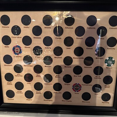 Personalized Engraved Poker Chip Frame Display Insert Fits 36 - Etsy