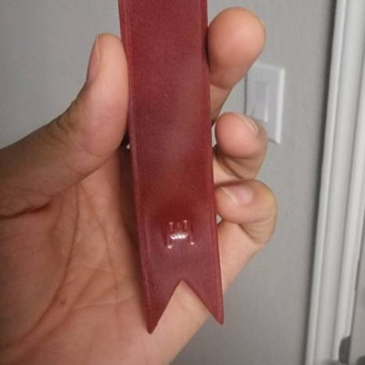 Personalized Leather Bookmark Gift Made of Shell Cordovan Custom ...