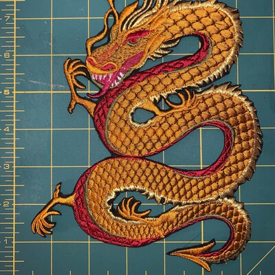 Chinese Dragon Machine Embroidery Design, Instantly Download - Etsy