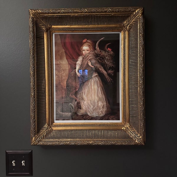 The Favorite (print) - Little Girl - Monster - Pet - Meme - Child ...