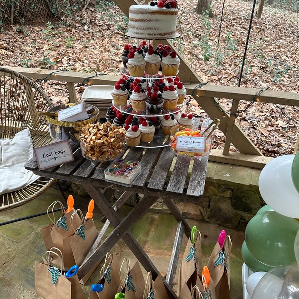 Fantasy Editable and Printable Food Tents, INSTANT DOWNLOAD Hobbitcore ...