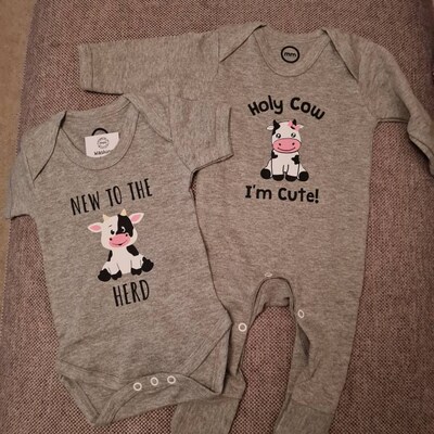 Funny Farming Baby Clothes / Tractor Baby Wear / Im Proof Daddy Doesn't ...