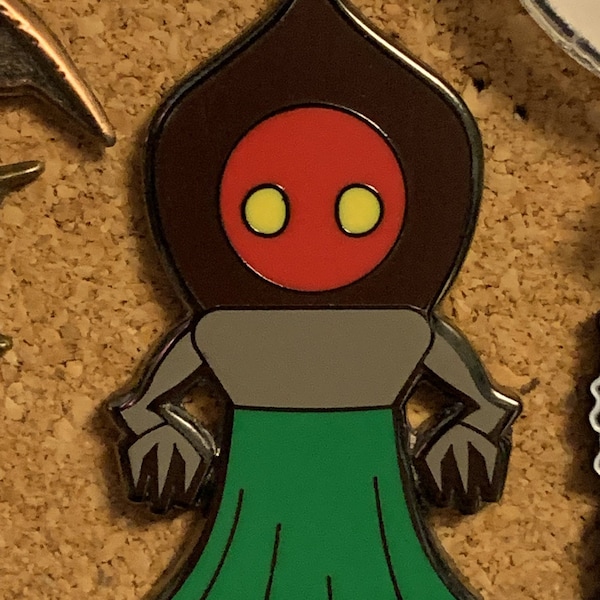 Chupacabra Hard Enamel Pin | Cryptid Enamel Pin for Cryptozoology Merch Fans of Cute Merch ...