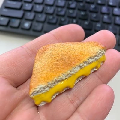 Grilled Cheese Pin, Cute Brooch 3D Food Pin, Food Jewelry, Cute Bar Pin ...