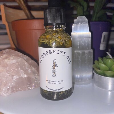 Prosperity Oil Spell Oil Luck Oil Money Oil Anointing Oil - Etsy