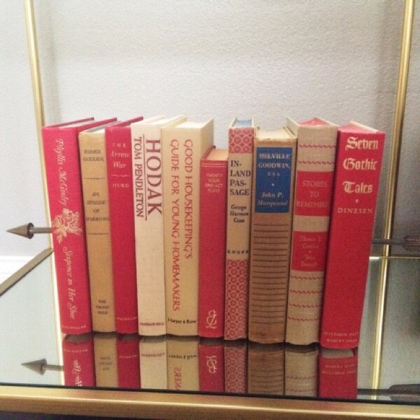 Coastal Books for Decor, Bookshelf Book Set, Decorative Books, Teal ...