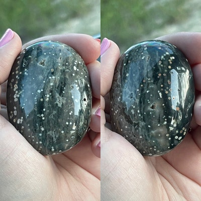 Petrified Wood Worry Stone, Thumb Stone, Natural Worry Stone ...