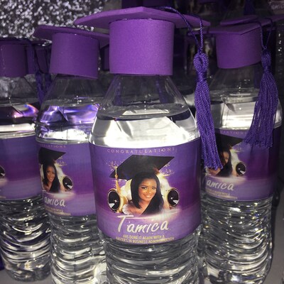 15 Pieces Graduation Cap for Flute Glass.note: Tassels and Flute Glass ...